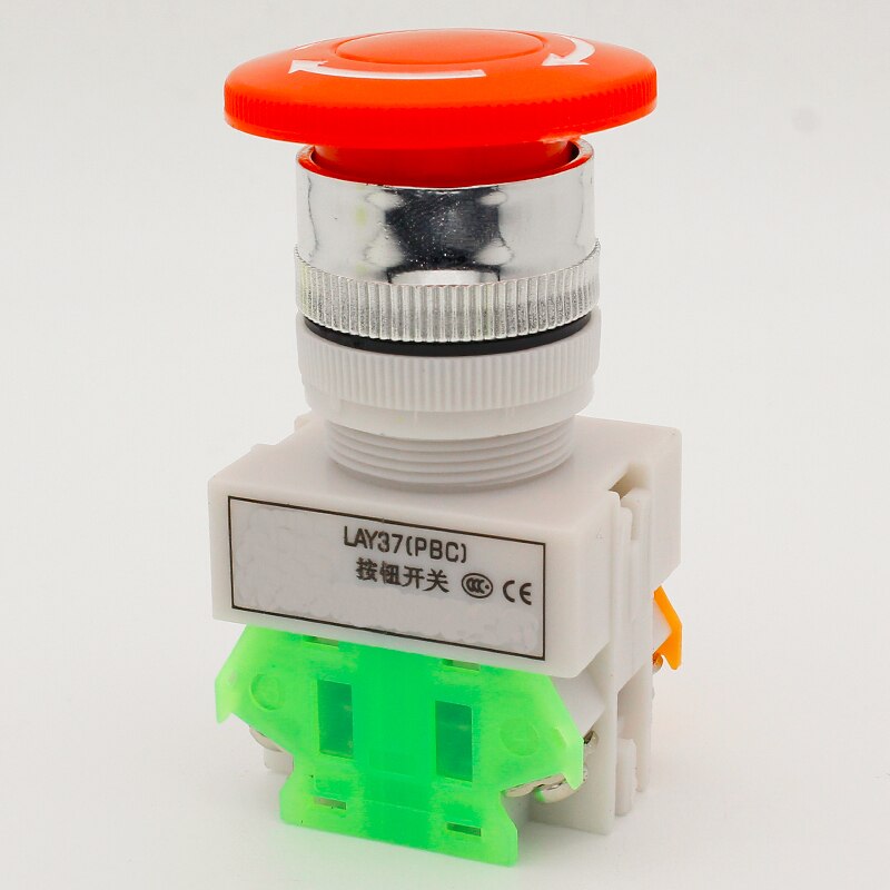 LHLL- Red Mushroom Cap 1NO 1NC DPST Emergency Stop... – Vicedeal