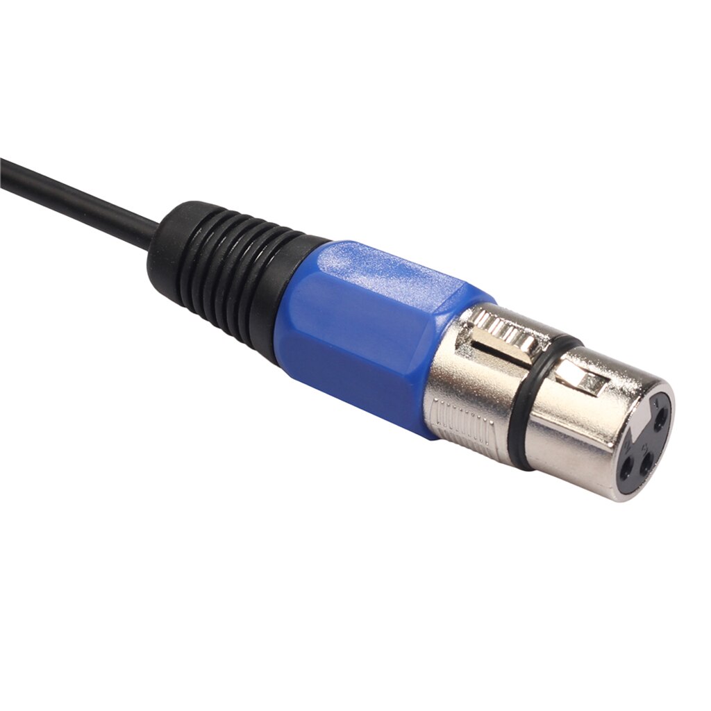 1pc 3- pin xlr hanstik til dobbelt 2 femal stik y ... – Grandado