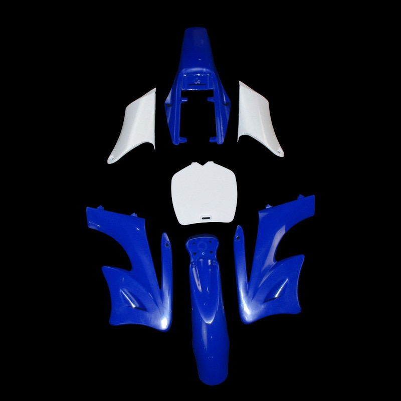 XLJOY Blue & White Plastic Fender Fairing Boday Ki... – Grandado