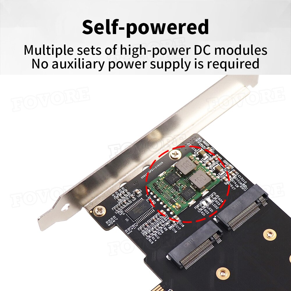 m.2 X16 TO 4X NVME PCIE3.0 GEN3 X16 TO 4*NVME RAID... – Grandado