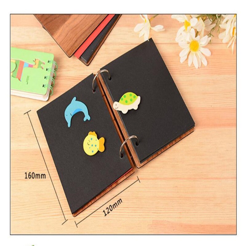 6 Inch Love Heart Photo Album Wooden Vintage Handm... – Grandado