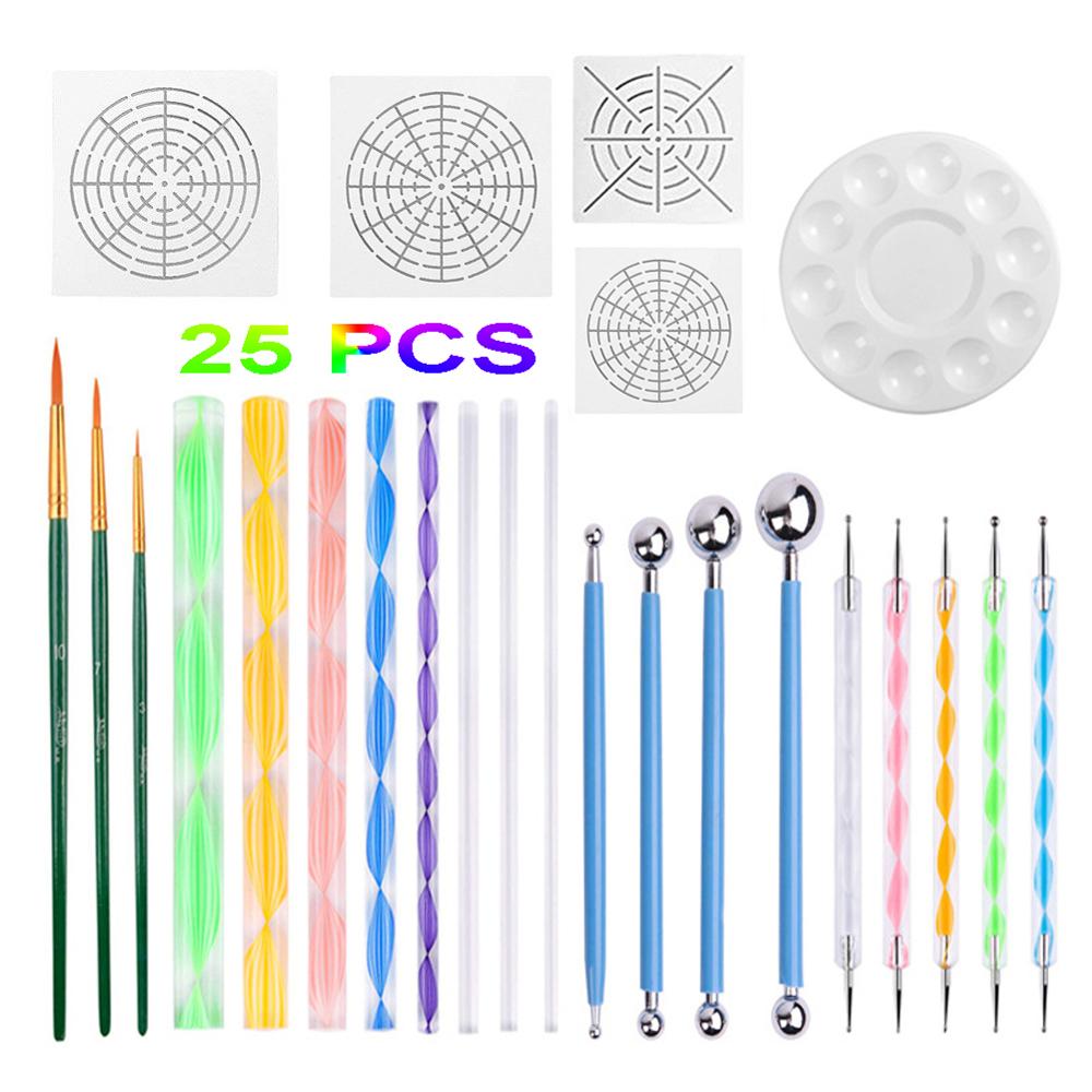 25pcs Mandala Dotting Tools Kits Dot Painting Tool... – Vicedeal