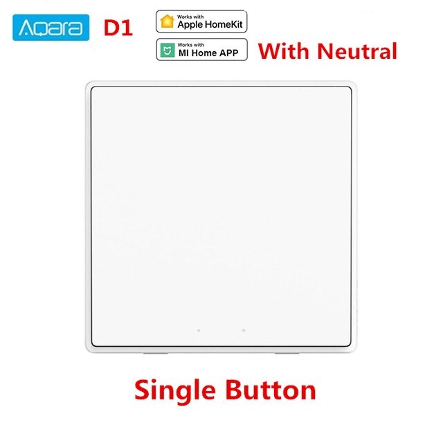 Aqara Wall Switch D1 Zigbee Smart Zero Line Fire W... – Grandado