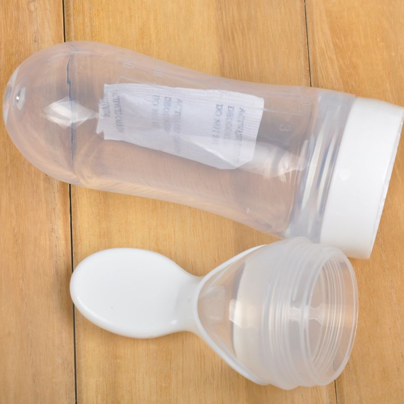 Pasgeboren Baby Knijpen Voeden Fles Siliconen Trai... – Grandado