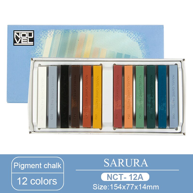 SAKURA Chalk NCT -12/24/48 Color Set Painting Colo... – Vicedeal