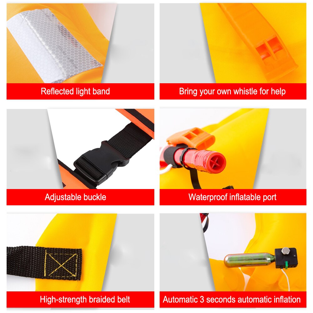 Survival belt water first aid supplies inflatable ... – Vicedeal