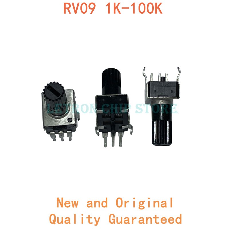 5pcs RV09 Vertical 12.5mm Shaft 1k 2k 5k 10k 20k 5... – Grandado