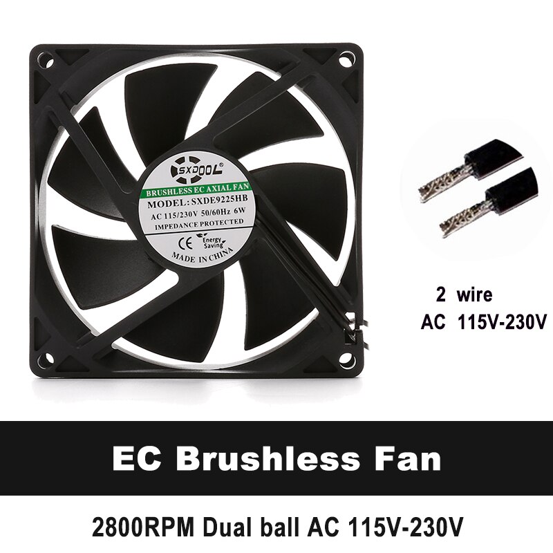 Sxdool Ec Fan Dual Bal 60 Mm 70 Mm 80 Mm 90 Mm 120... – Vicedeal