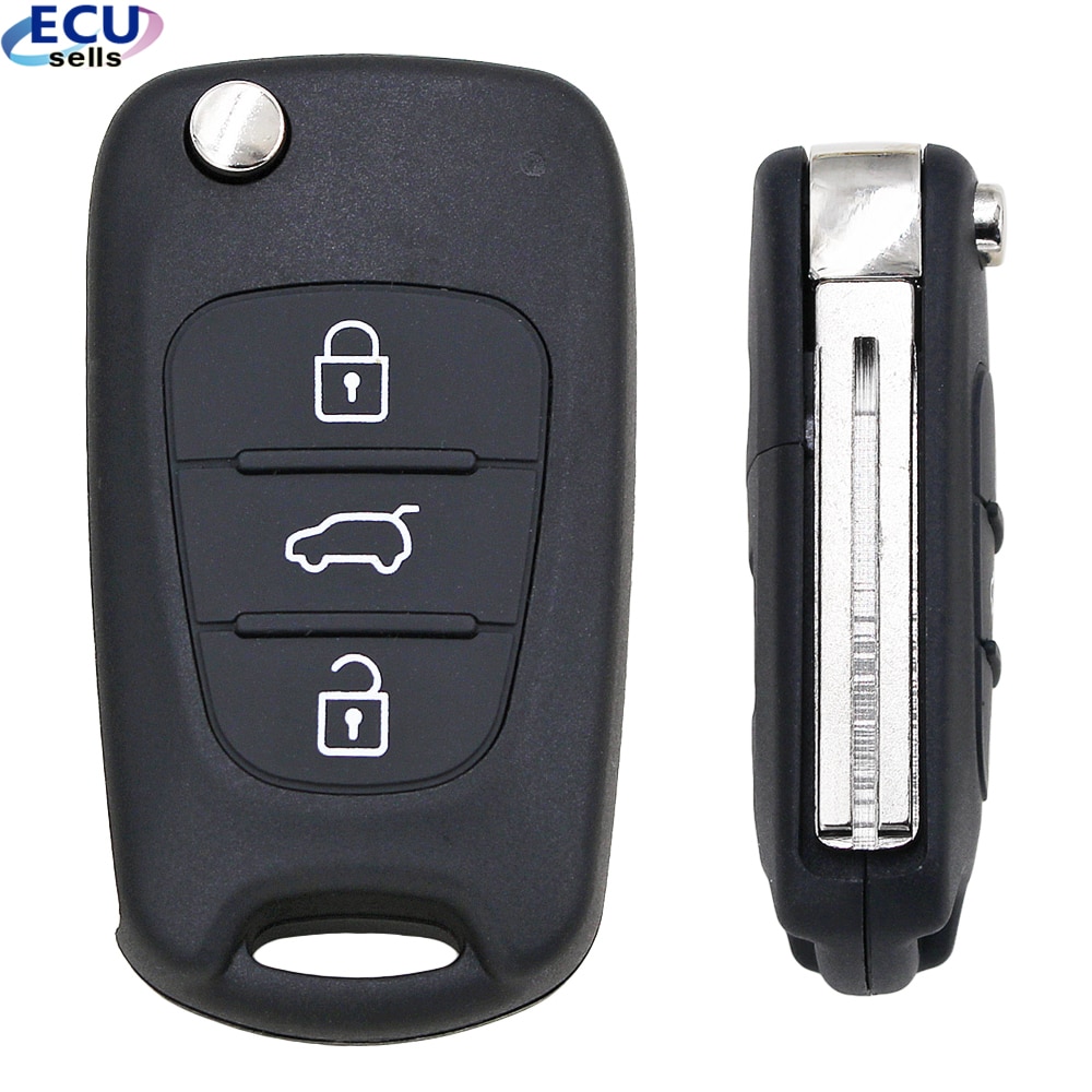 3 Button Car Key Case Remote Key Fob Case Shell Ac... – Grandado