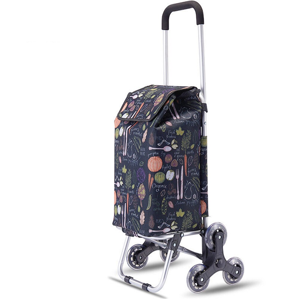 B-LIFE Stair Climbing Shopping Cart Grocery Trolle... – Grandado