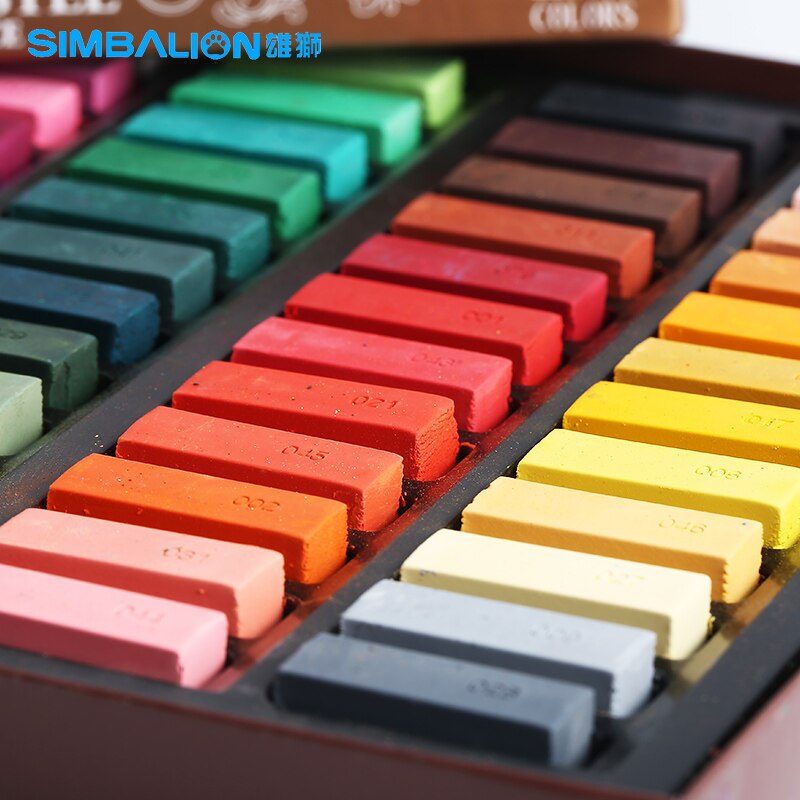 Simbalion Soft Pastel Stick Colored Chalks Short C... – Vicedeal
