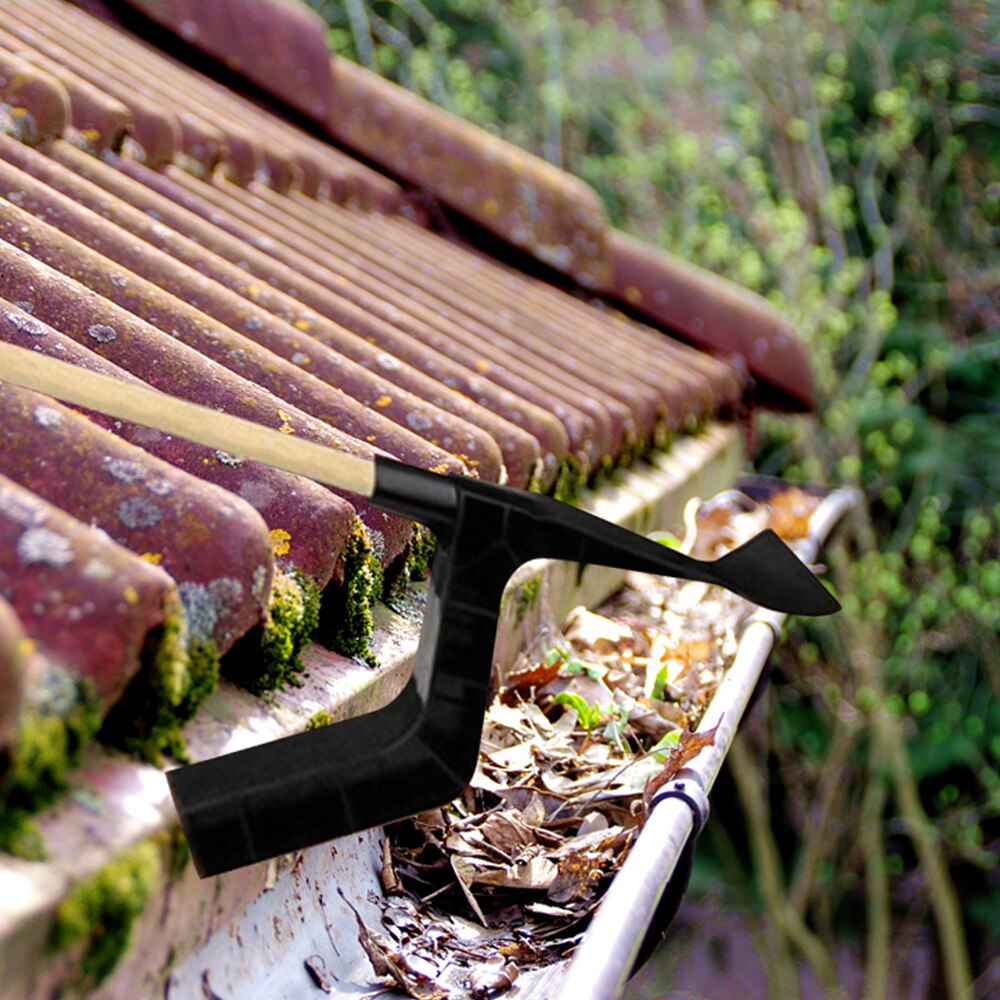 Plastic Gutter Leaf Cleaner Roof Hook Farm Garden ... – Grandado