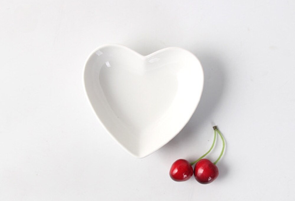 4PCS Cute Heart Sauce Dish Small Saucer Shape dinn... – Grandado