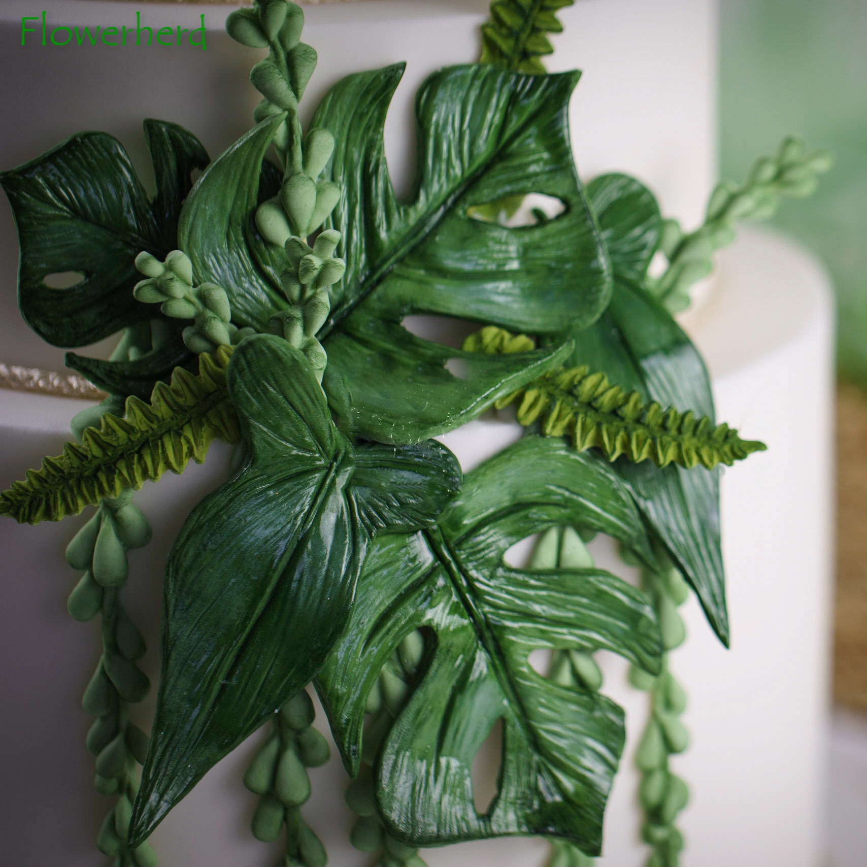 Succulent Ivy Rose Eucalyptus Leaves Silicone Mold... – Grandado