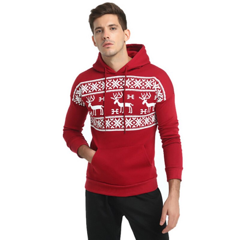 Moda natal snowflower imprime pulôver inverno suét... – Grandado