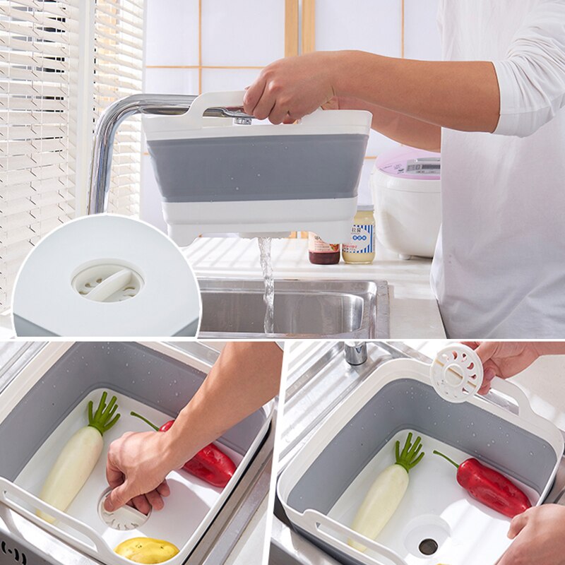 Wash Basket Fruit Storage Kitchen Drain Multi-func... – Grandado
