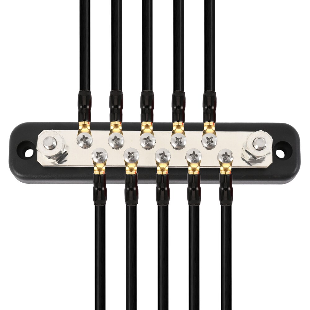 150A DC 130A AC 10-Point Bus Bar Power Distributio... – Grandado