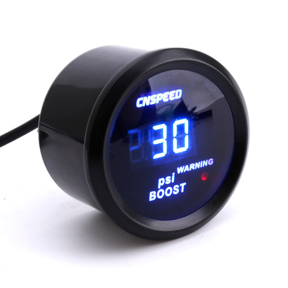 CNSPEED 2'' 52MM Turbo Boost gauge -14~30PSI Blue ... – Grandado