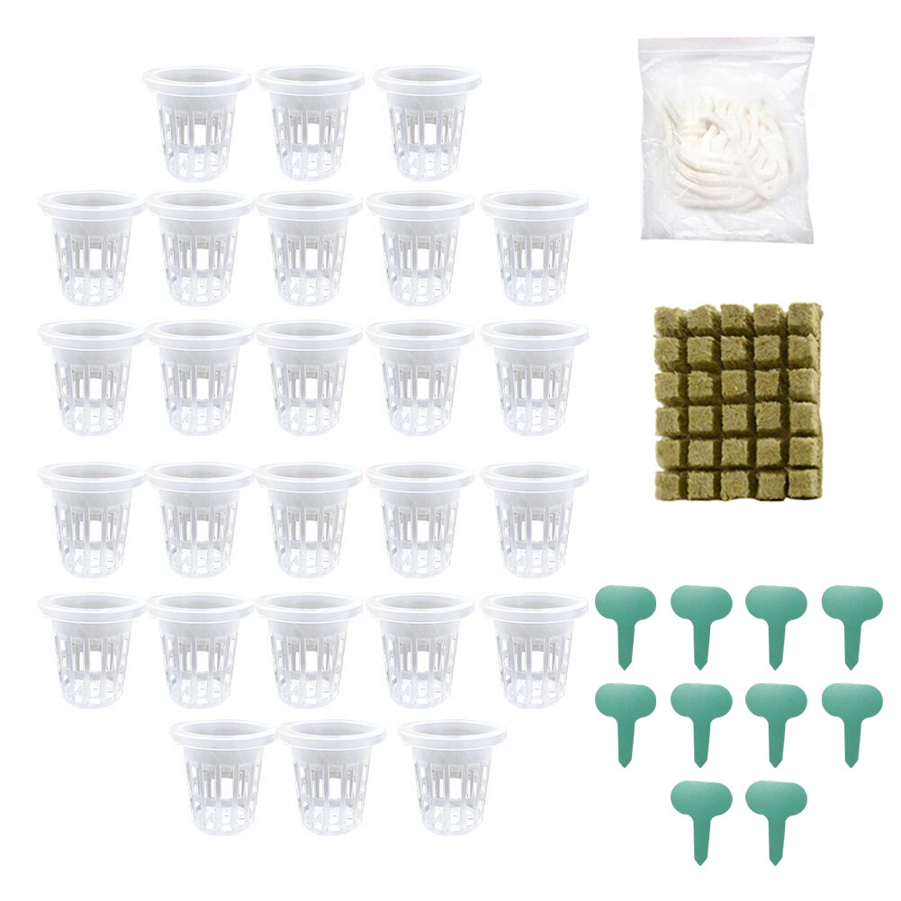 Hydroponic Grow Kit Plant Grow Net Cups Grow Start... – Grandado