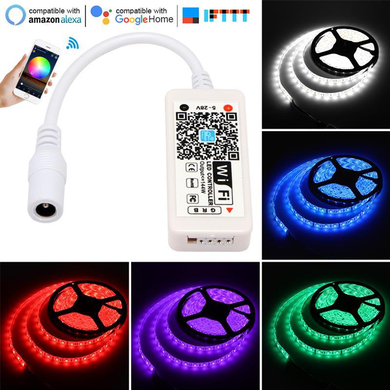 DC5-28V Mini Wifi Rgb Strip Controller Muziek Cont... – Grandado