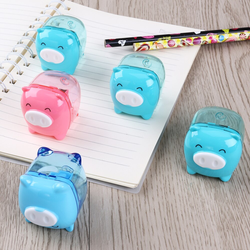NUOLUX 5pcs Mixed Colors Piggy Pencil Sharpener Ca... – Vicedeal