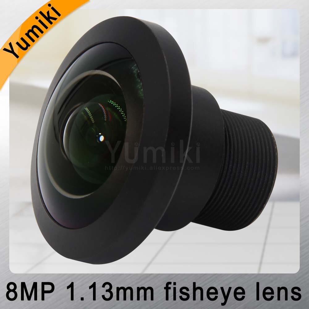 Yumiki Fisheye 8MP 1,13mm IR CCTV Kamera Objektiv ... – Grandado
