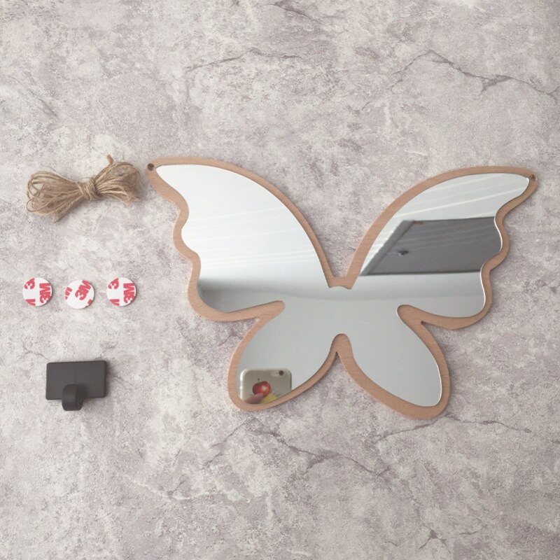 Cartoon Bunny Cloud Mirror Stickers Silver 3D Wall... – Vicedeal