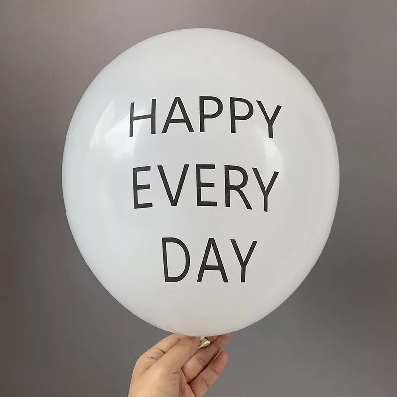 10 stuks /20 stuks 12 inch witte letters latex hap... – Vicedeal