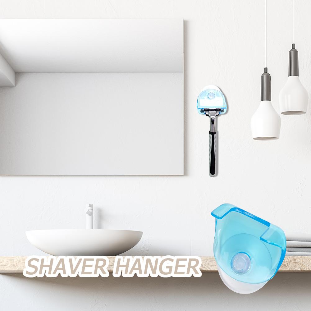 1PC Plastic Shaver Hanging Rack Clear Storage Shel... – Grandado