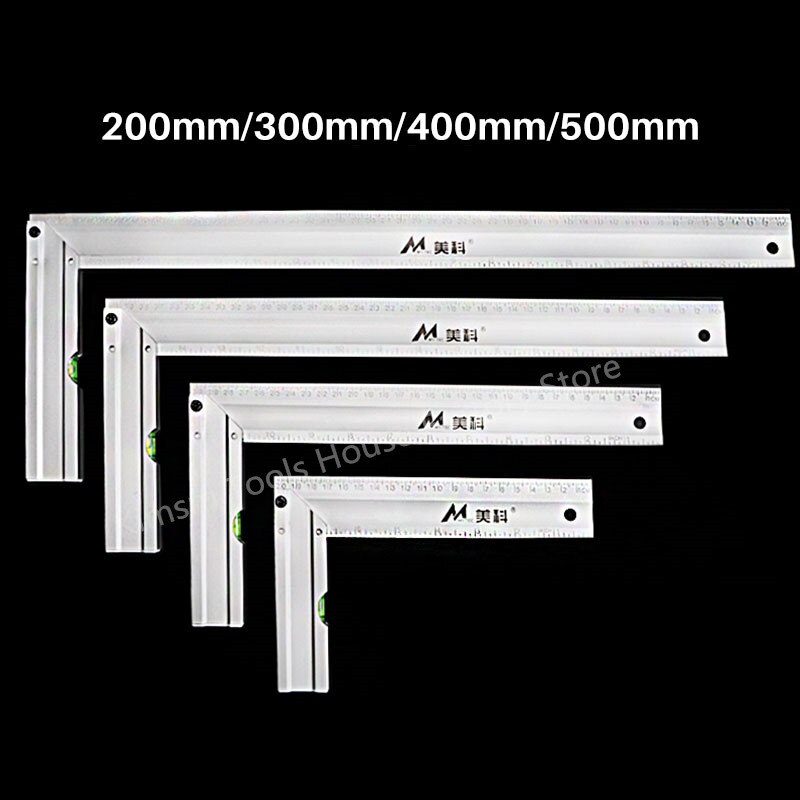 Metric/Inch Woodworking Square Ruler 90 Degree Rig... – Vicedeal
