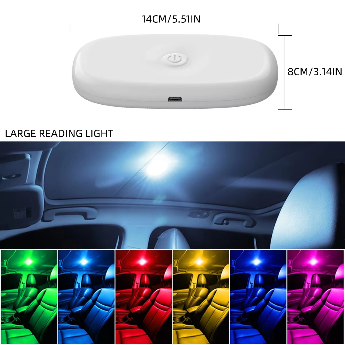 1x Touch Light Source Mini Wireless RGB Atmosphere... – Vicedeal