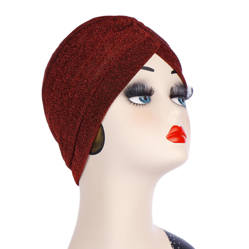 Muslim Women Chemo Cap Hat Pleated Headscarf Turba... – Grandado
