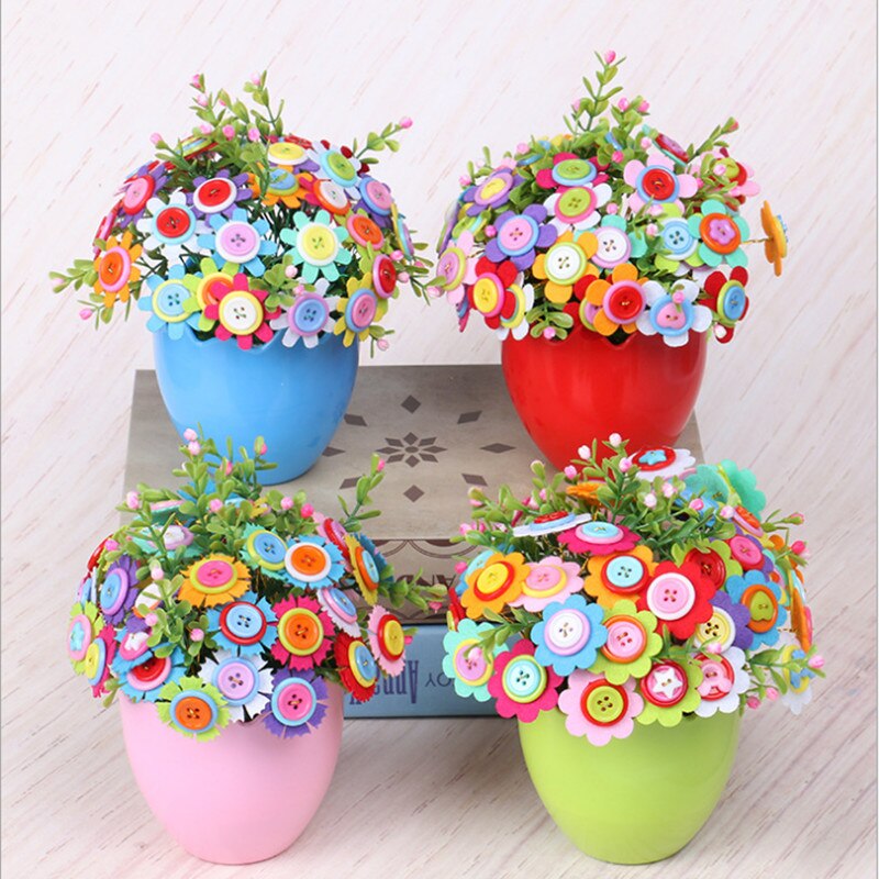 Handicrafts Arts Crafts Toys for Children DIY Butt... – Grandado