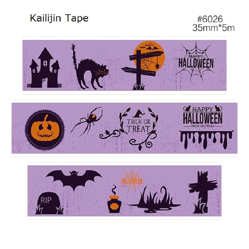 Série d'halloween Washi ruban Washi ruban bricolag... – Grandado Série d'halloween Washi ruban Washi ruban bricolag... – Grandado