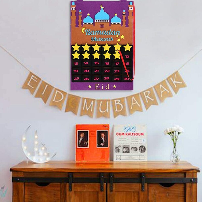 Ramadan Calendar Eid Mubarak Hanging Countdown Cal... – Vicedeal