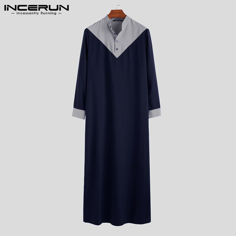 INCERUN Mannen Islamitische Moslim Kaftan Robes Pa... – Vicedeal
