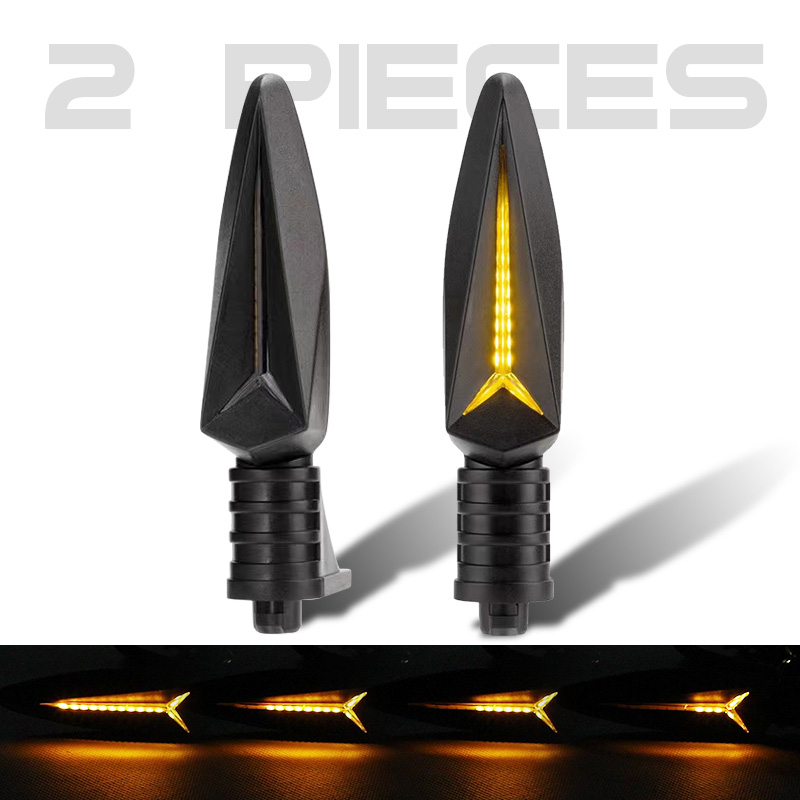 Front Led Richtingaanwijzer Amber Vloeiende Lamp F... – Grandado