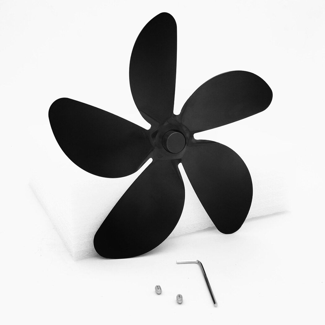 5-Blade Fan Blade Aluminum Alloy Black For Heat Po... – Vicedeal