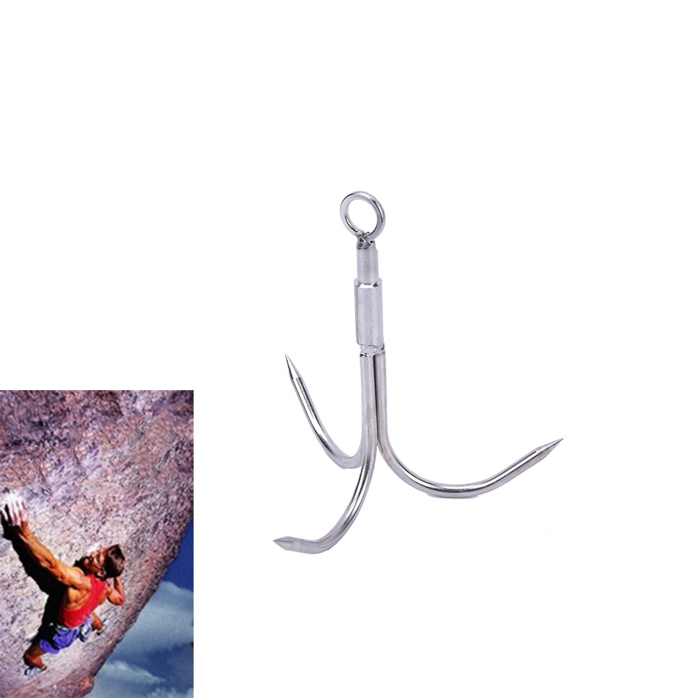3-Claw Stainless Steel Outdoor Grappling Hook Clim... – Grandado