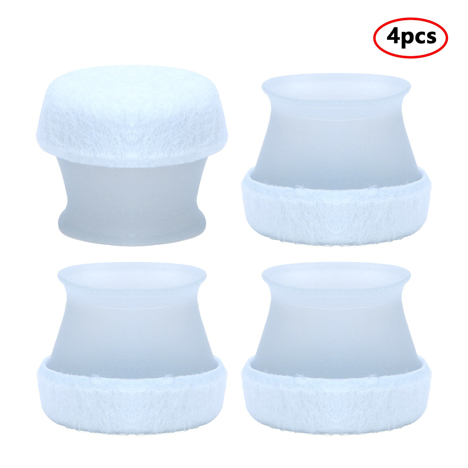 4Pcs Silicone Table Chair Legs Cups Anti Slip Felt... – Vicedeal