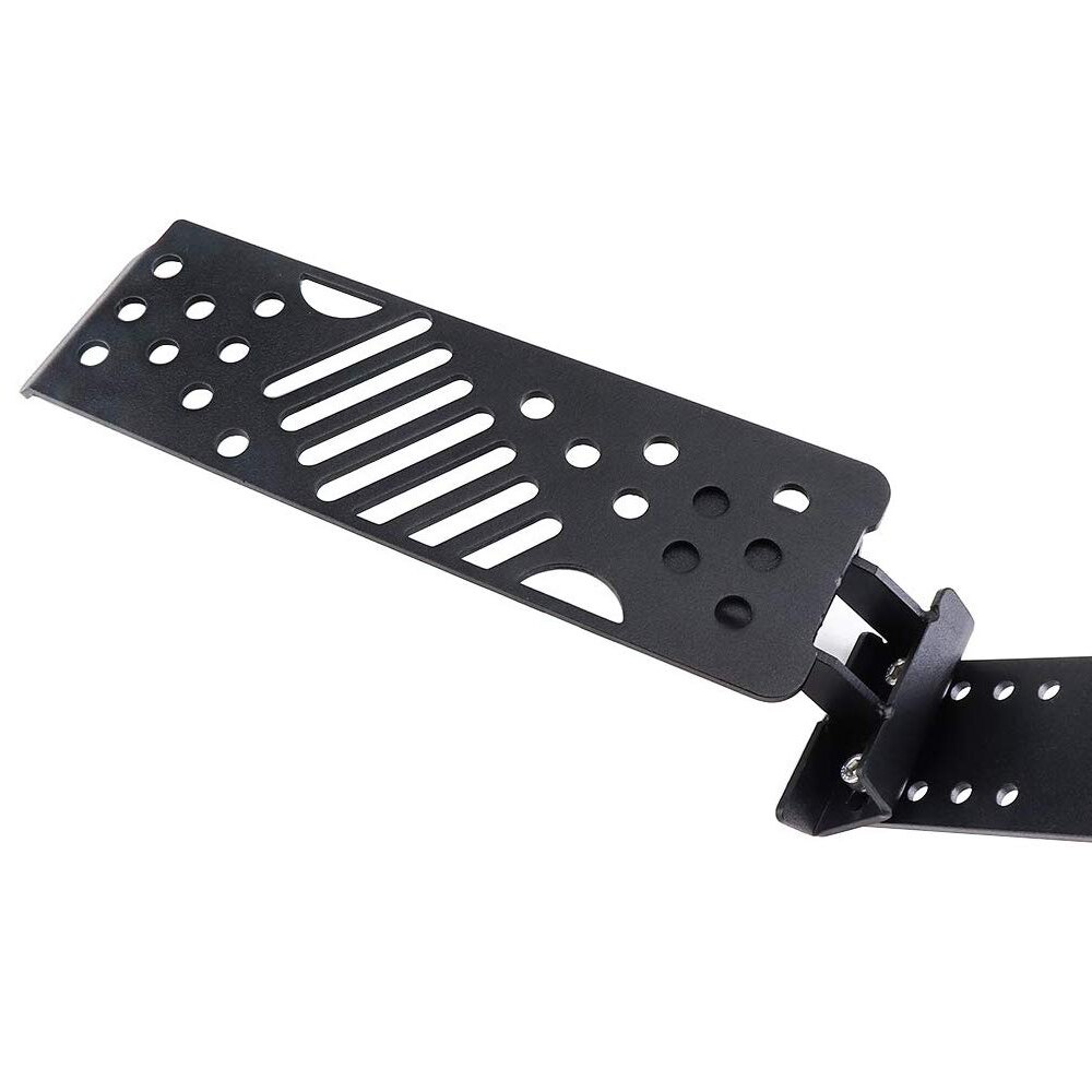 Metal Car Auto Dead Pedal Adjustable Left Side Foot Rest Kick Panel for ...