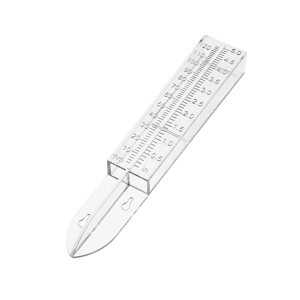 Plastic Rain Gauge Clear Rain Water Meter Measurin... – Grandado