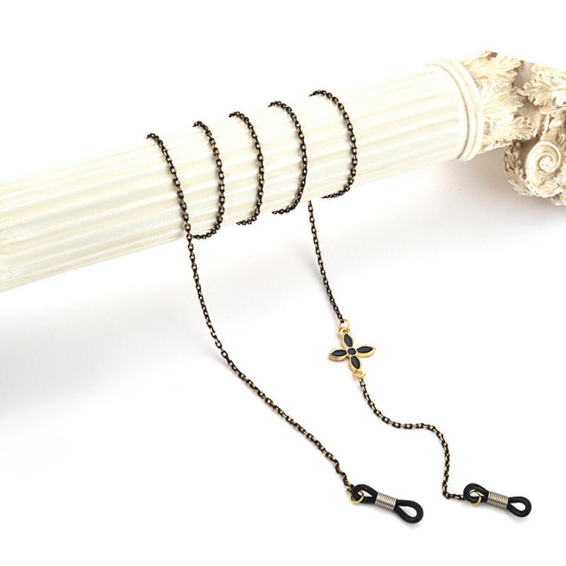 Men Women Metal Glasses Chain Sunglasses Flowers B... – Vicedeal