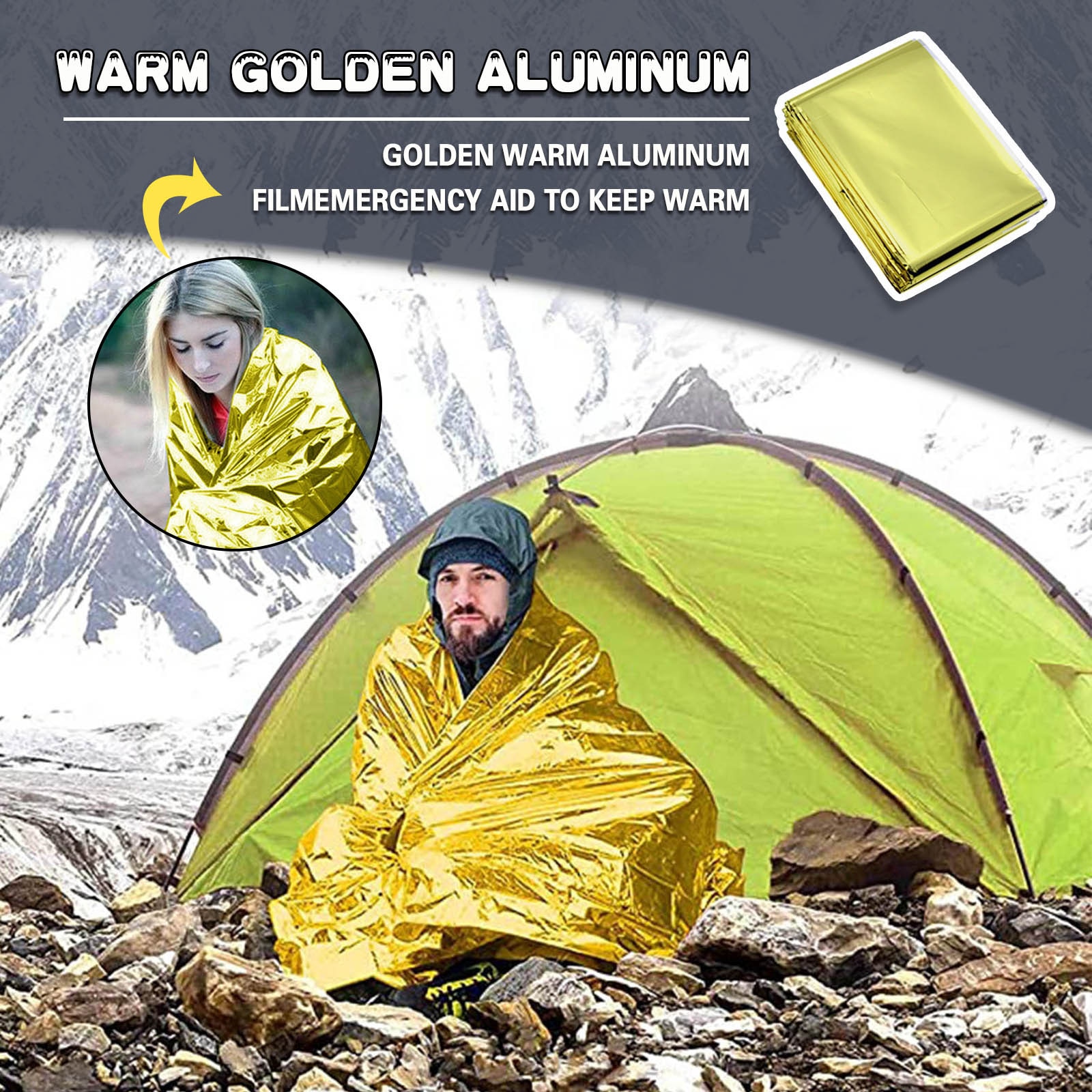 Practical Multi-person Tent First-aid Insulation B... – Grandado