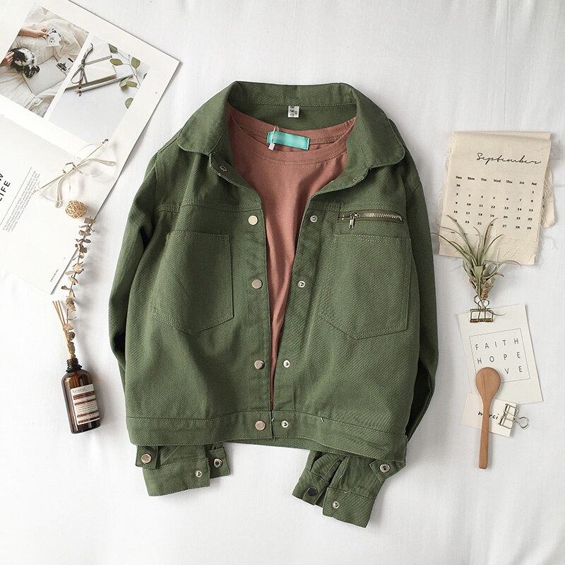 Zurichouse Klassieke Jeans Jas Vrouw Lente Harajuk... – Vicedeal