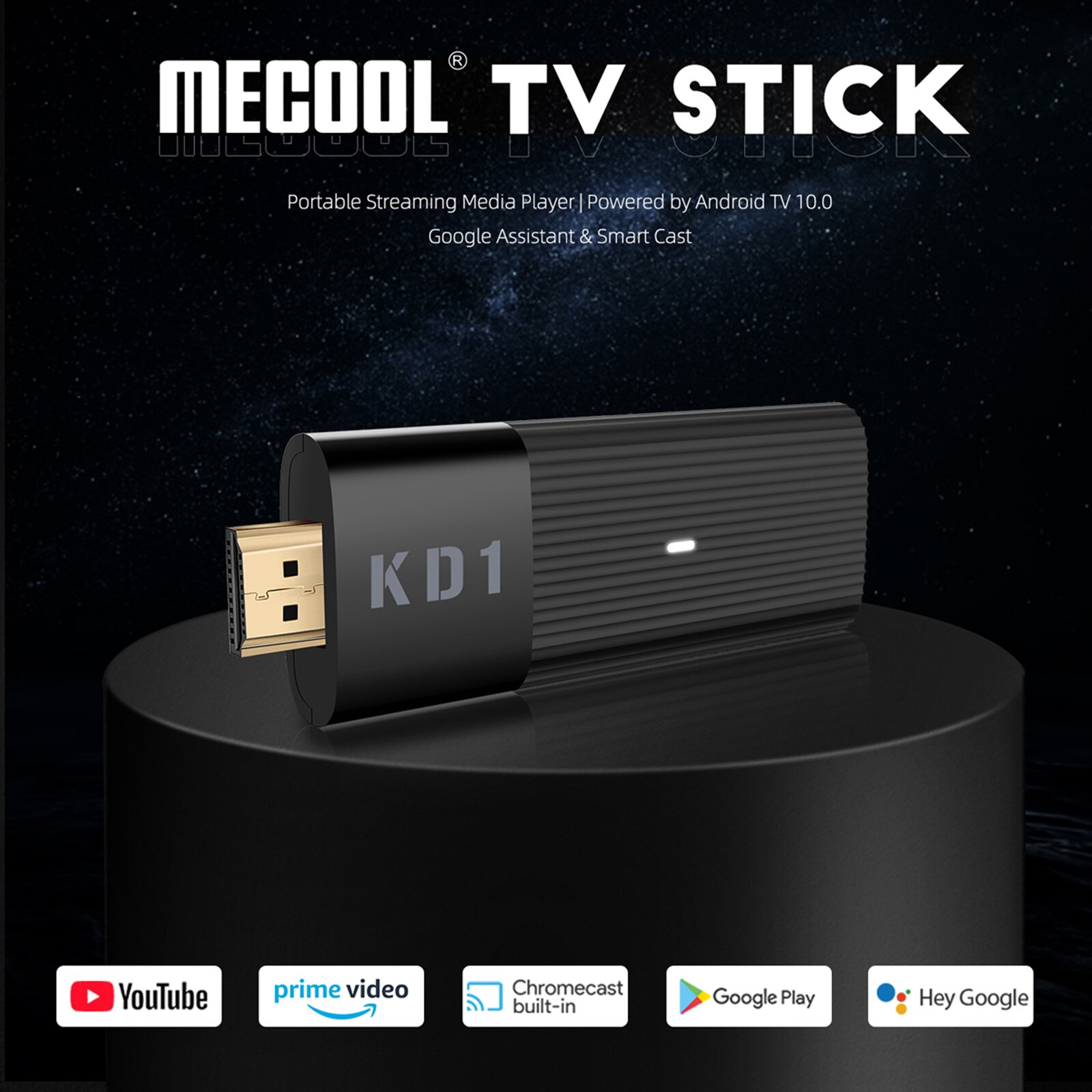 MECOOL KD1 Android 10.0 Smart TV Stick UHD 4K Medi... – Grandado
