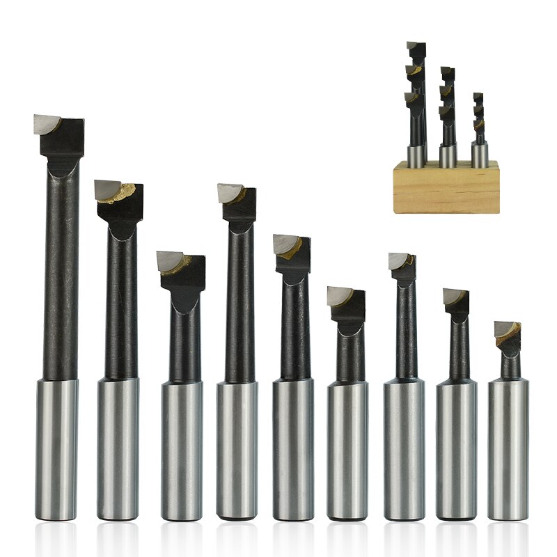 9-piece Boring Bar Set Cutter Set Tool | 40 Carbon Steel CNC Milling ...
