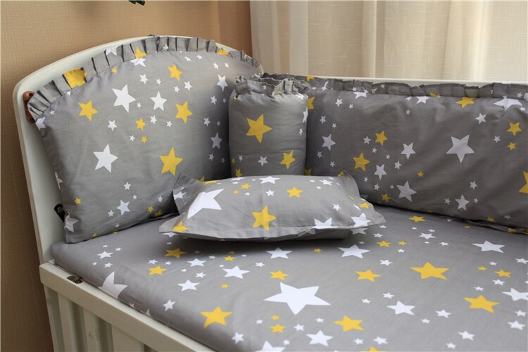 6PCS Stars Baby Bedding Set Bedroom Decoration cun... – Grandado