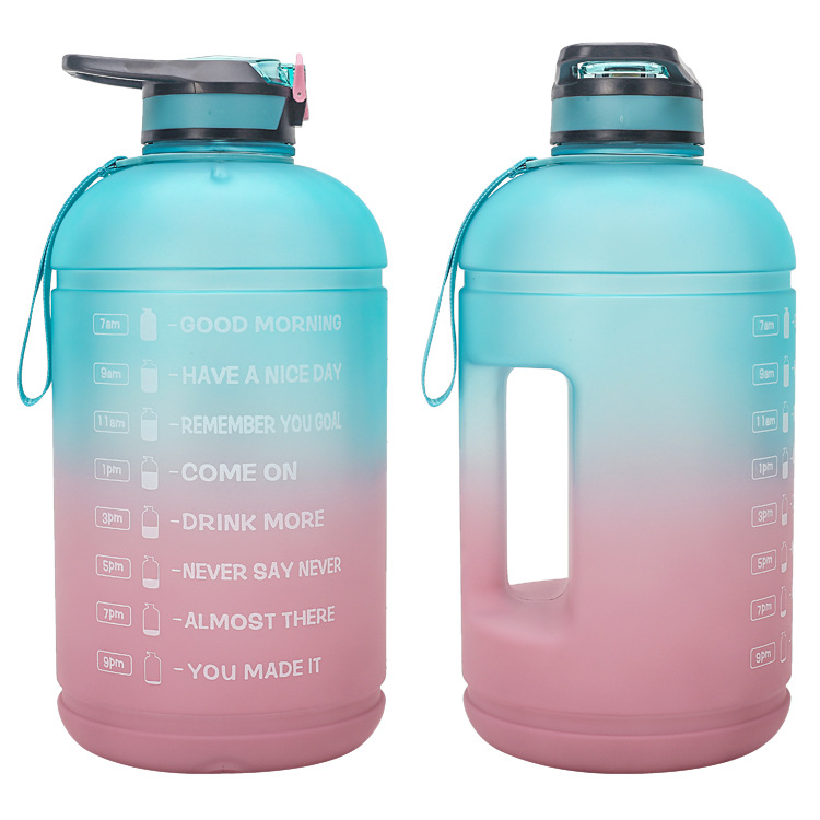 3.78L Sport Water Fles Met Stro Grote Capaciteit W... – Vicedeal