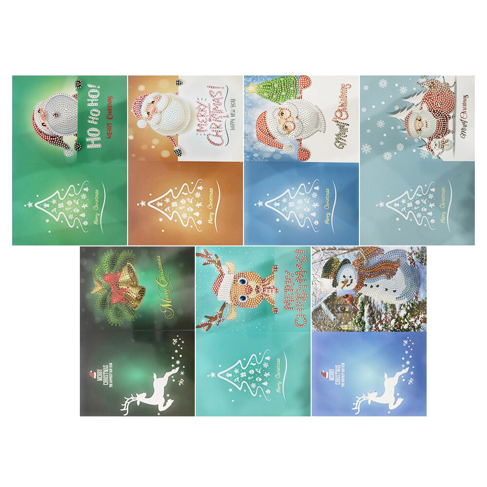 Merry Christmas Cards DIY Diamond Painting Handmad... – Grandado